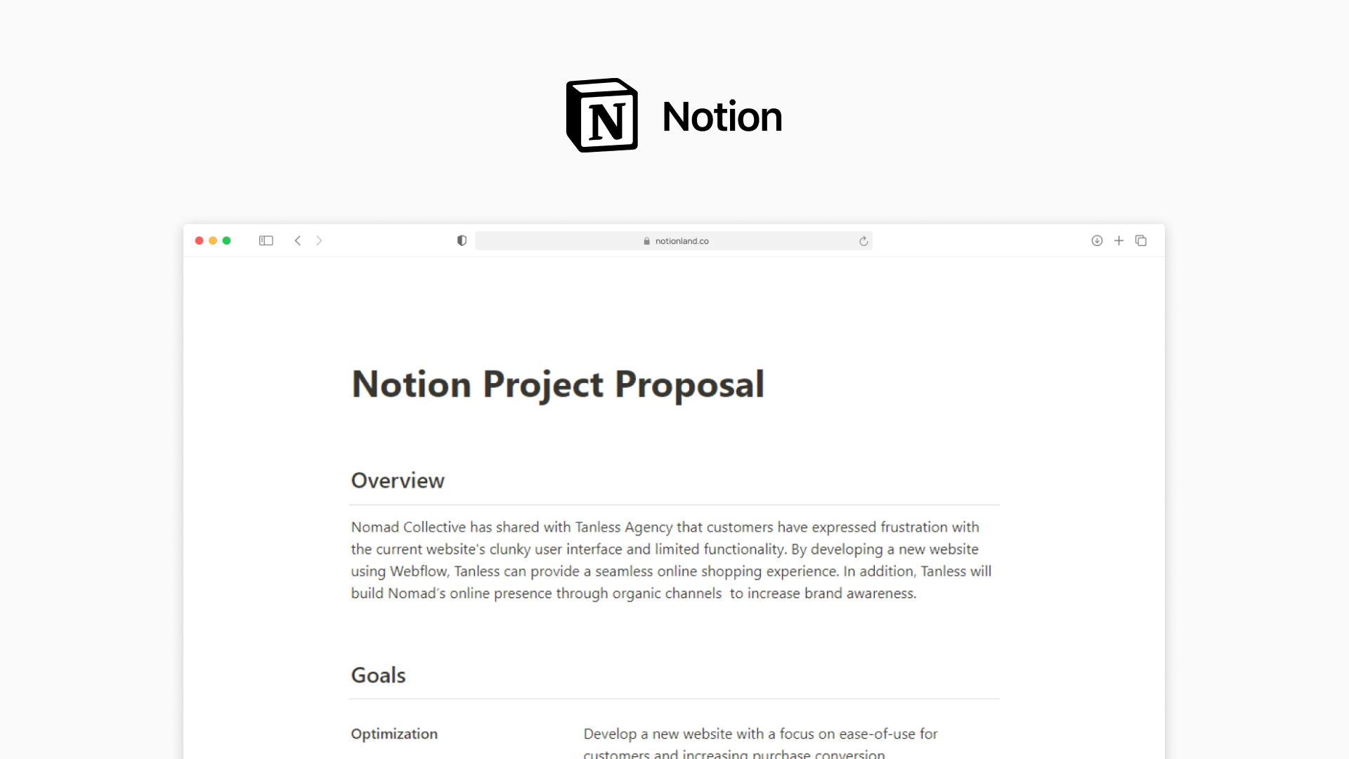 Notion Project Proposal - Notionland Template Gallery Notion Project Proposal - Notionland Template Gallery